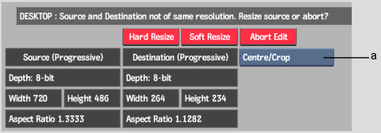 Editing Multiple-Resolution Clips