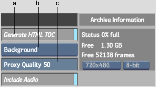 Using an HTML TOC to View an Archive