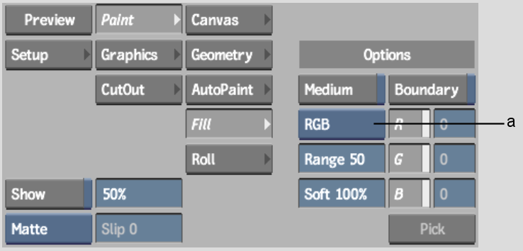 Filling a Region with a Colour